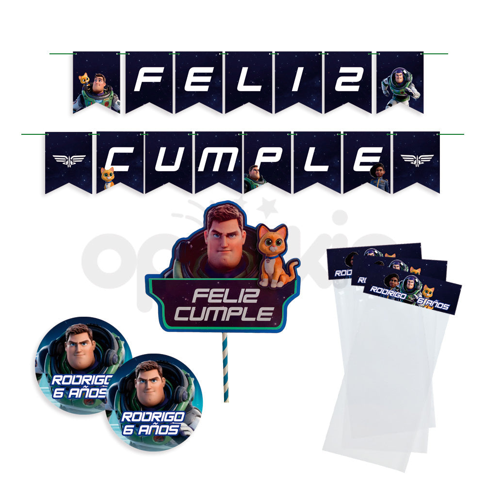Decoración fiesta temática de Buzz – Opsekio